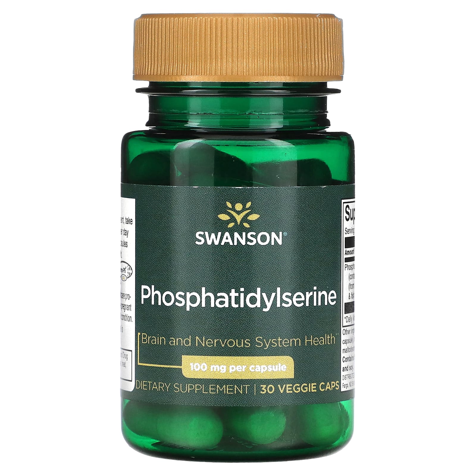 Swanson Phosphatidylserine 100 mg - 30 Veggie Caps | Pre-Order – Caplet