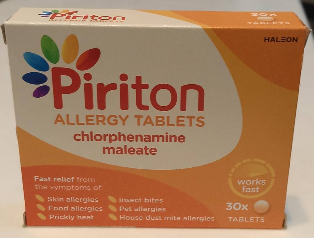 Piriton Original Tablets – Fast Allergy Relief by Health Online – Caplet