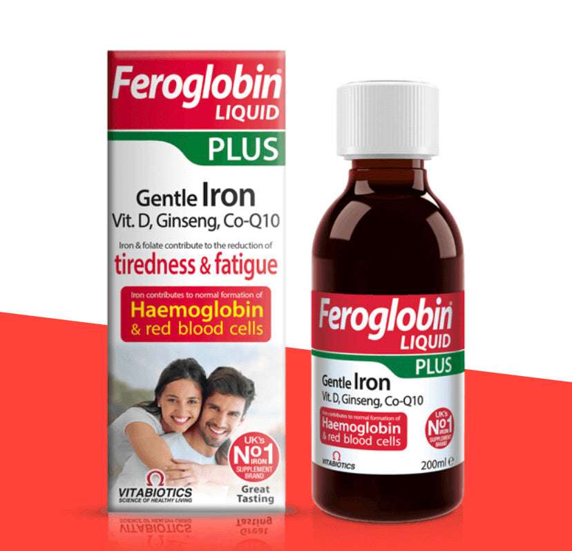 Feroglobin Liquid Plus – Natural Iron & Vitamin Supplement for Energy ...