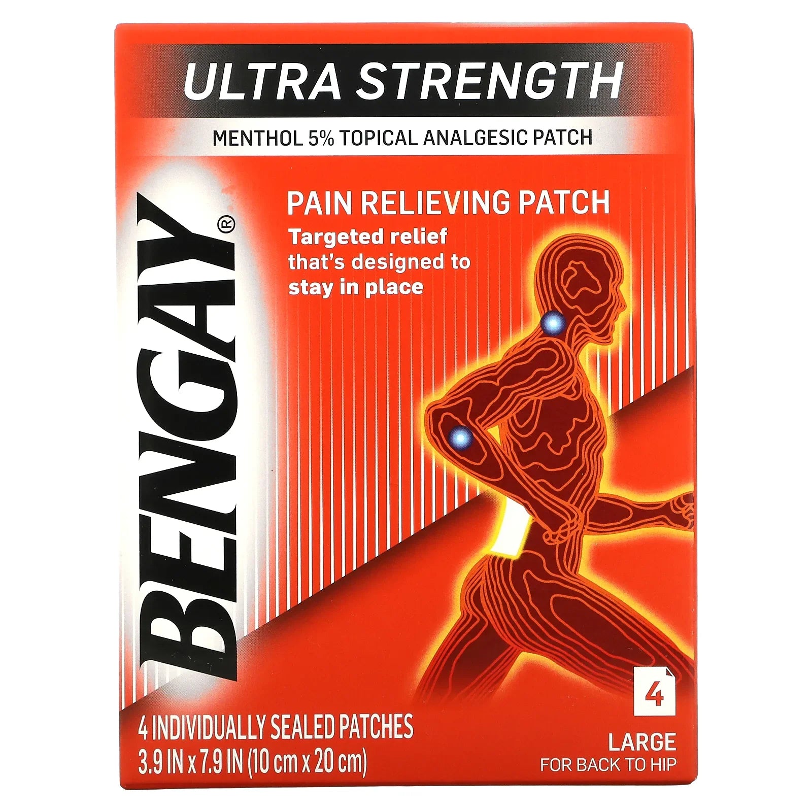 BENGAY Ultra Strength Pain Relieving Patch – Caplet