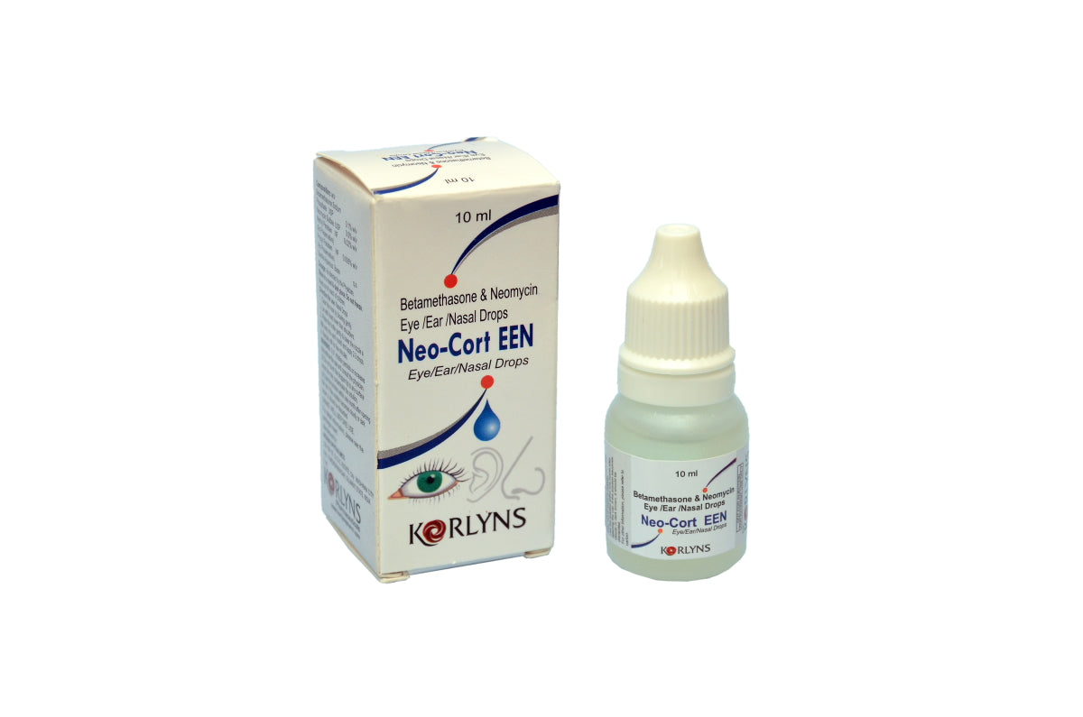 Neo-Cort EEN Drops – Effective Ear, Eye & Nose Infection Relief – Caplet