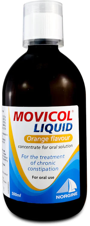 Movicol Liquid Orange Flavour – Gentle Relief for Constipation – Caplet
