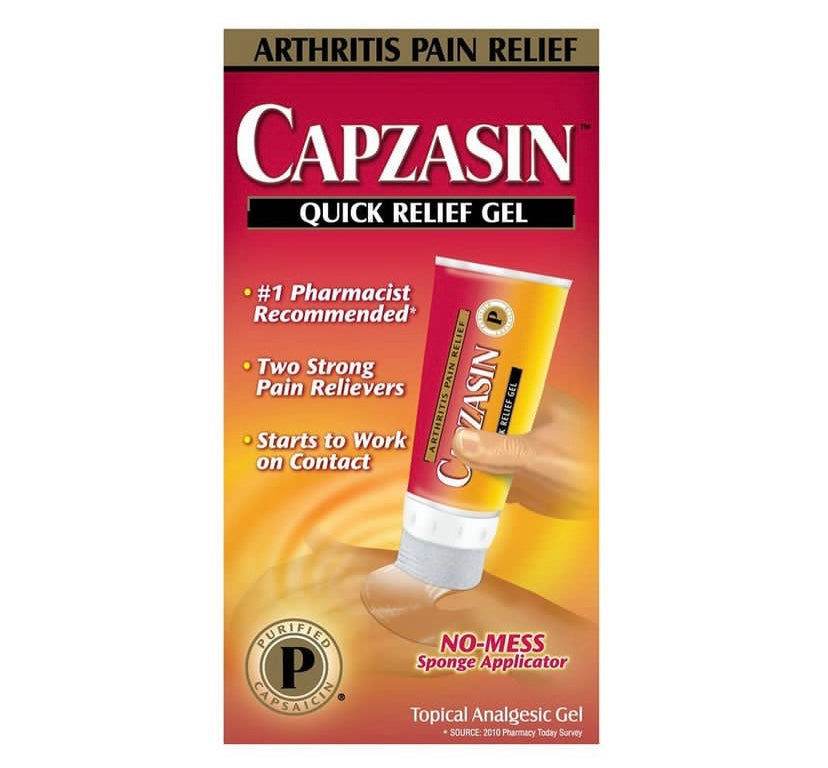Capzasin Quick Relief Gel for Fast Pain Relief – Caplet